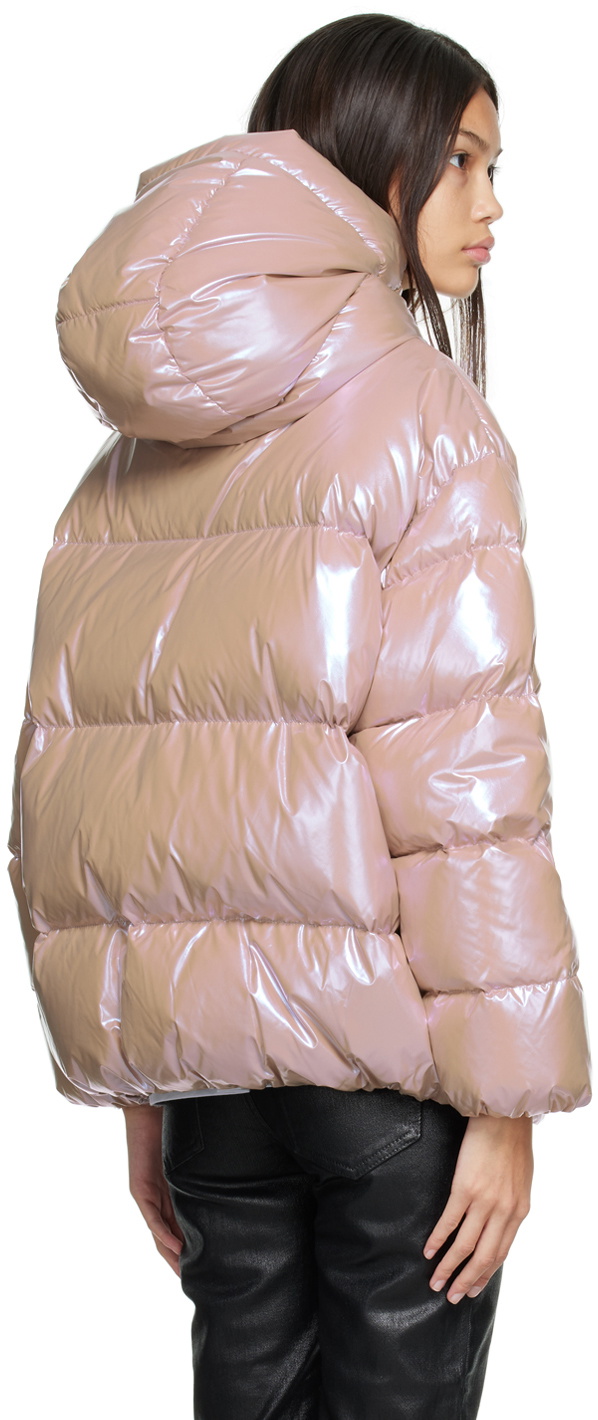 Moncler Pink Frasne Short Down Jacket Moncler