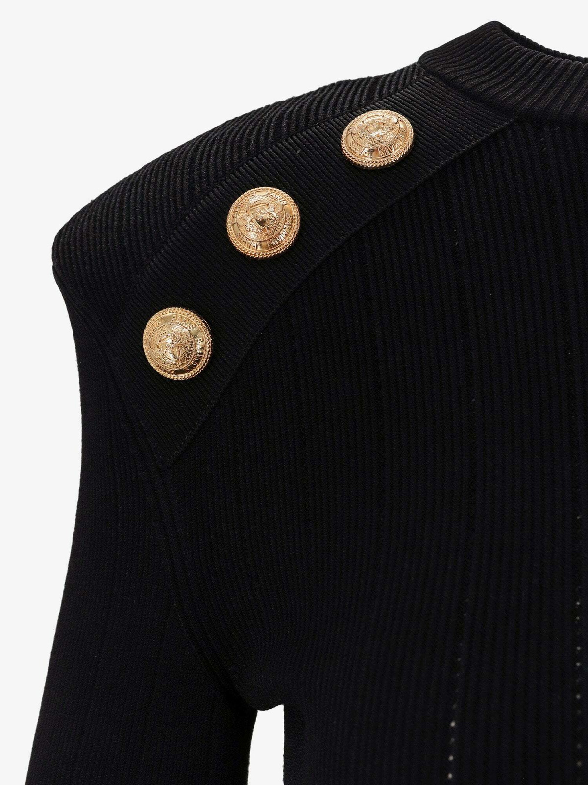 Balmain Sweater Black Womens Balmain