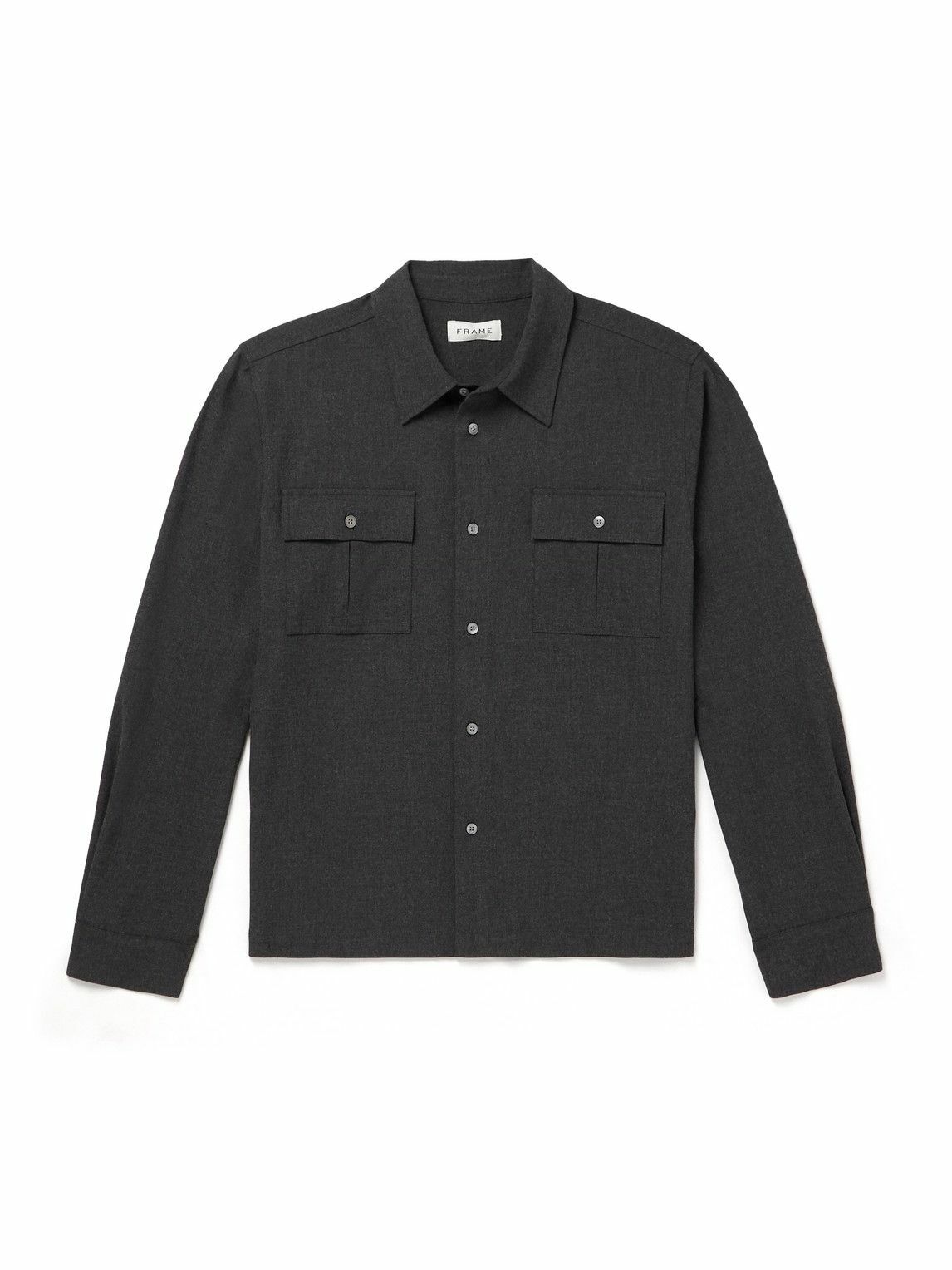 FRAME - Flannel Shirt - Gray Frame Denim