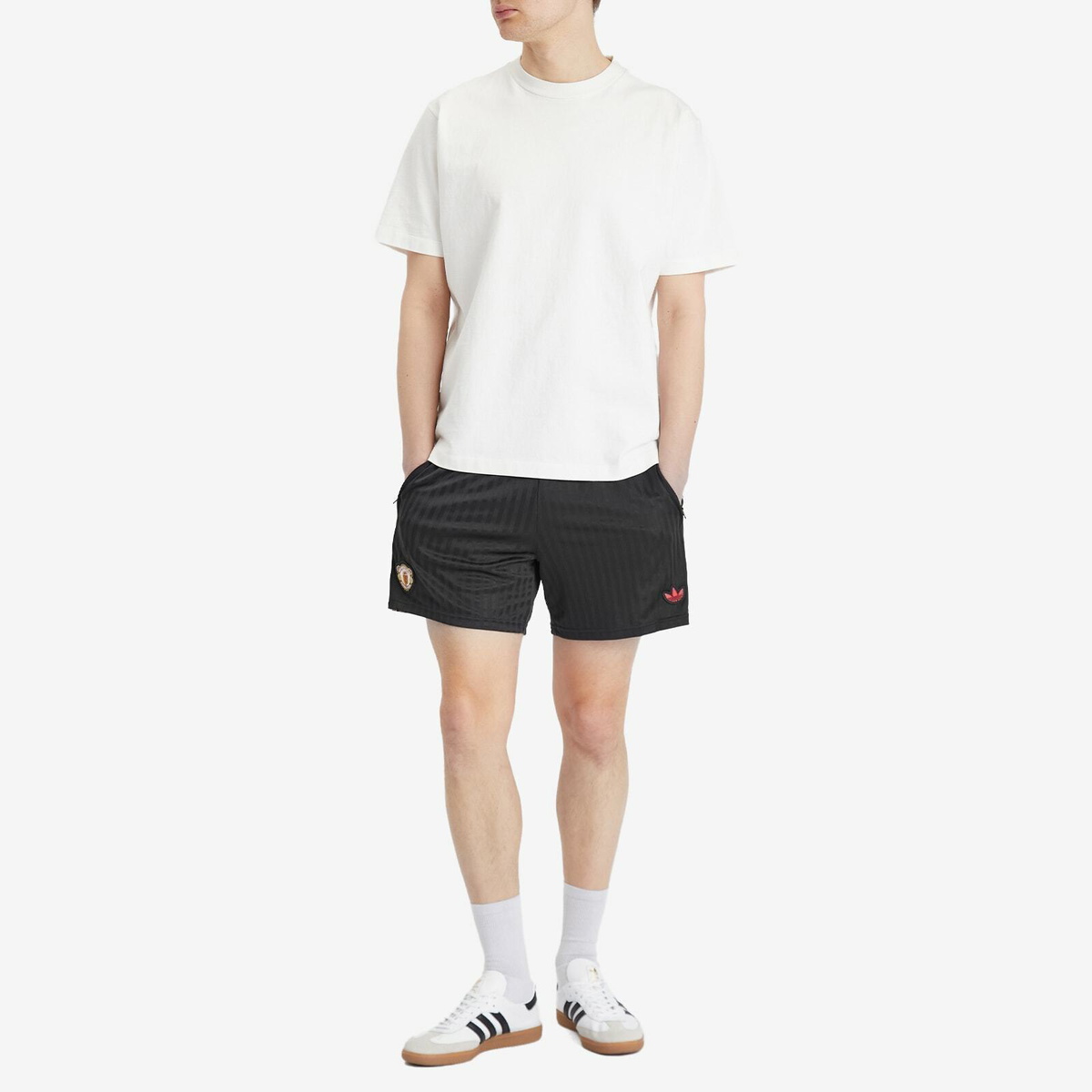 Adidas Men's MUFC Icon Shorts in Black adidas