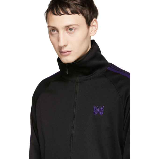 Needles Black Butterfly Track Jacket Needles