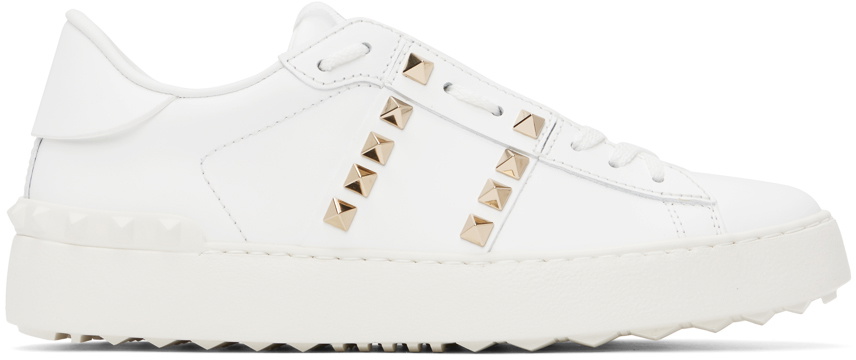 Valentino Garavani White Rockstud Untitled Sneakers Valentino Garavani