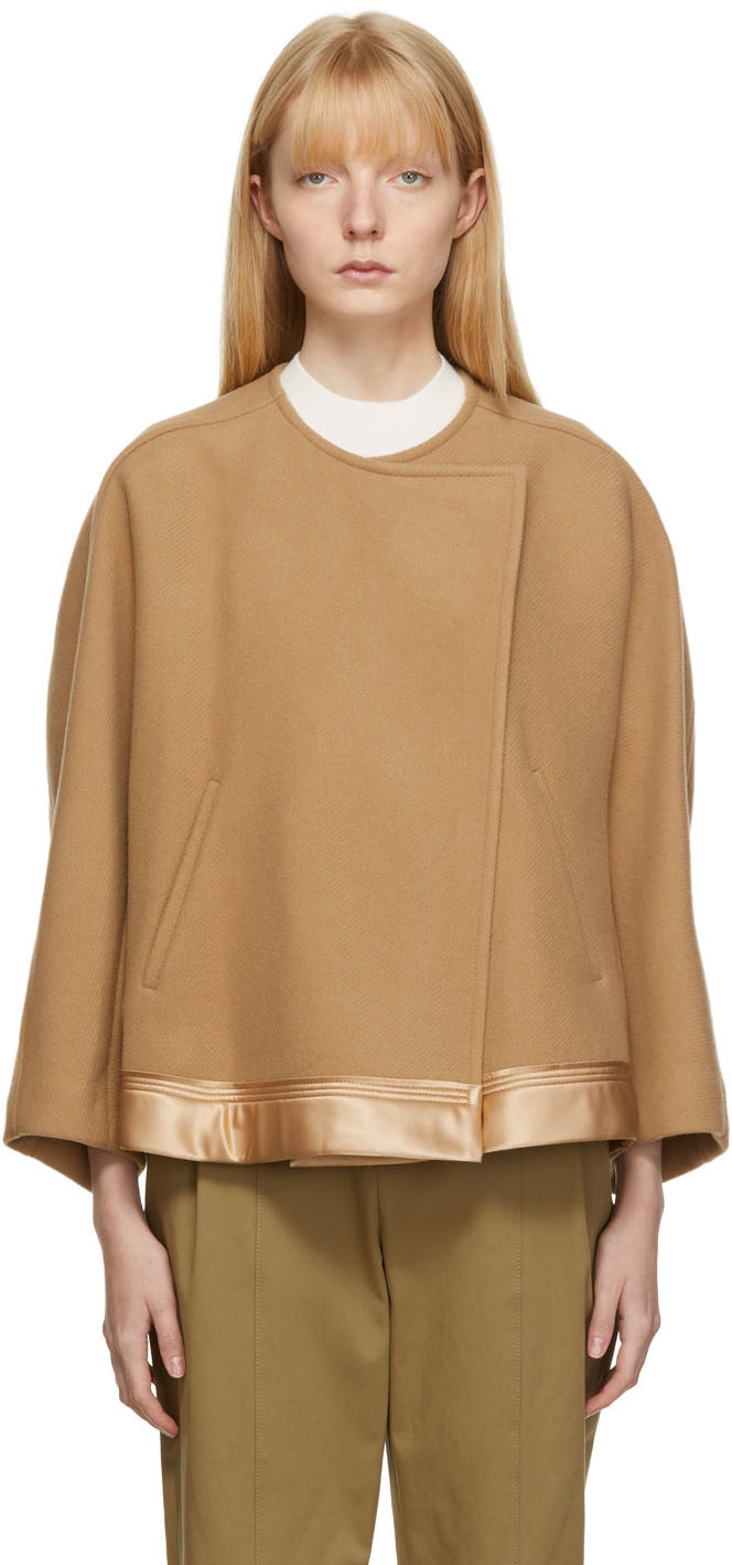 Chloé Brown Soft Wool Iconic Jacket Chloe