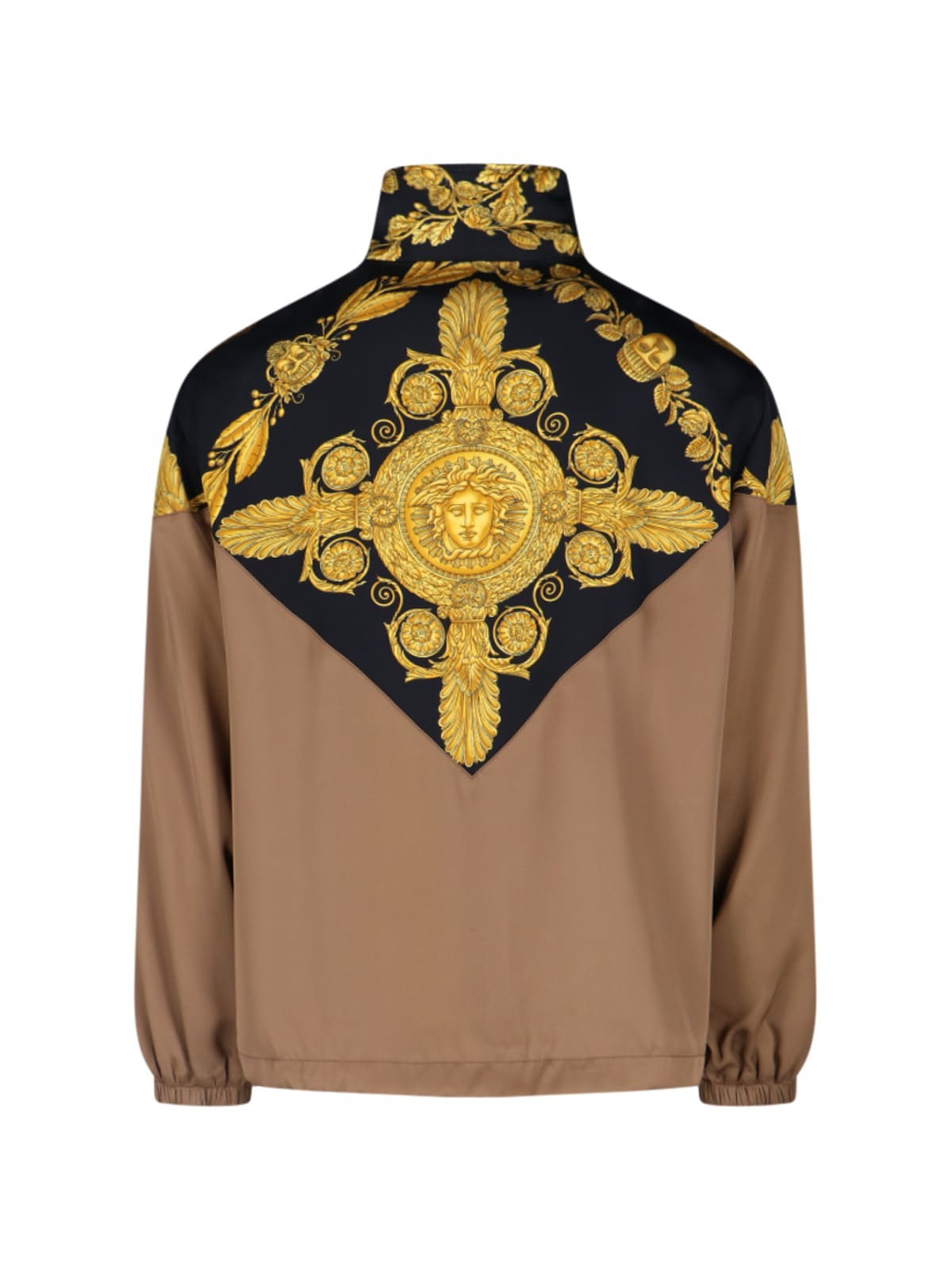 Versace Baroque Pattern Zip-up Track Jacket Versace