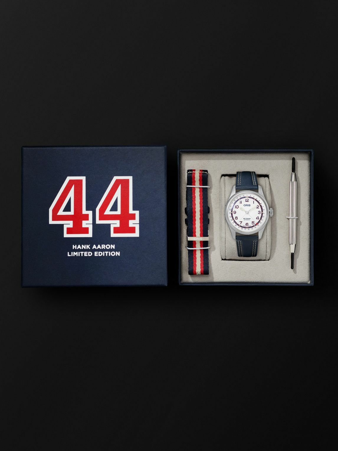 Oris - Hank Aaron Limited Edition Automatic 40mm Stainless Steel and ...