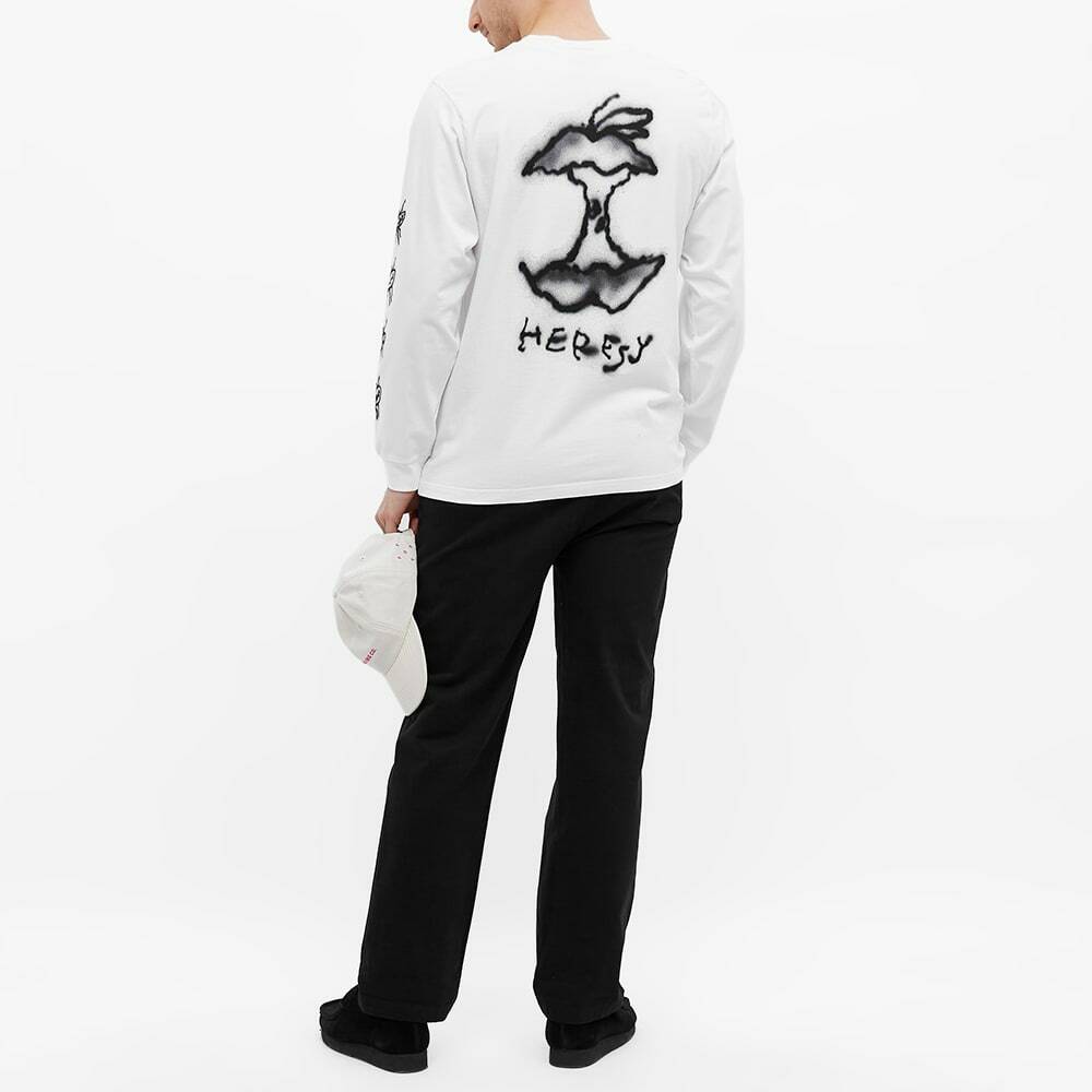 Heresy Men's Long Sleeve Rotten T-Shirt in White Heresy