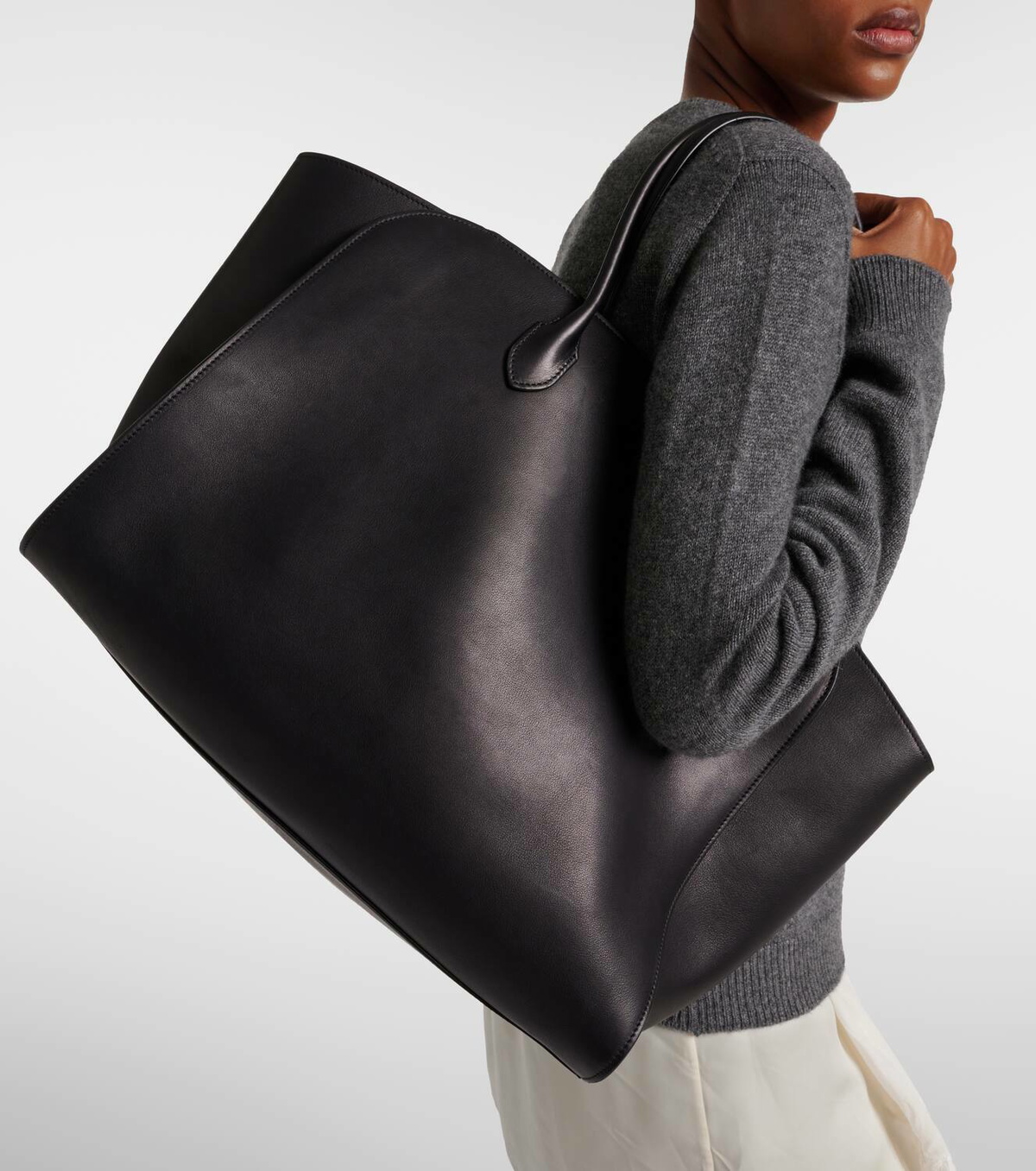 The Row Marlo Large leather tote bag The Row