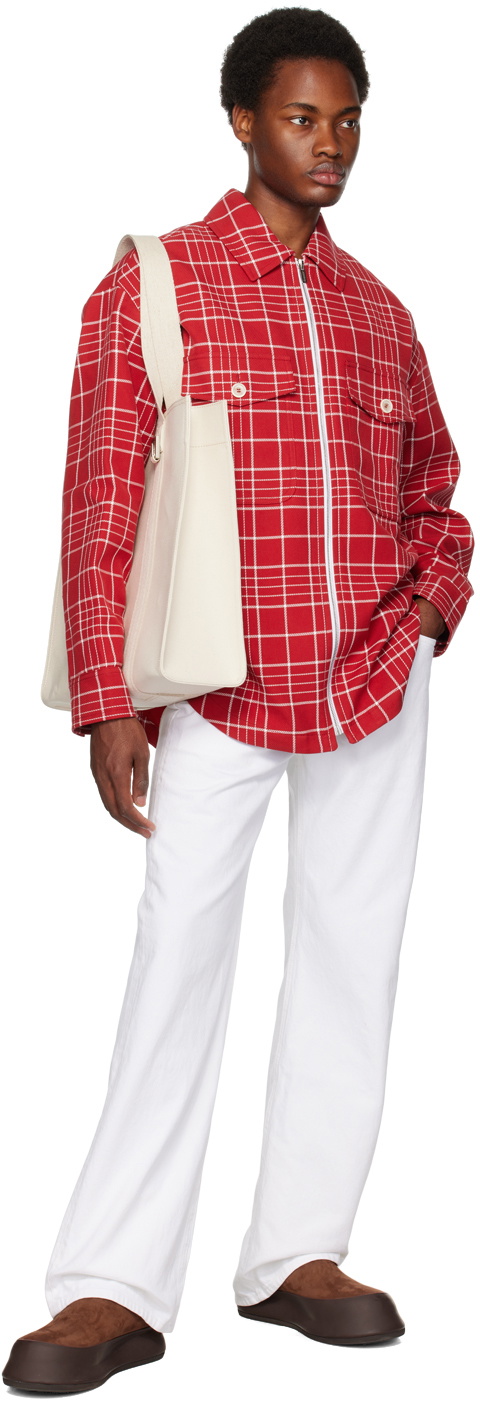 Jacquemus Red Le Chouchou 'Le Blouson Montagne' Jacket Jacquemus