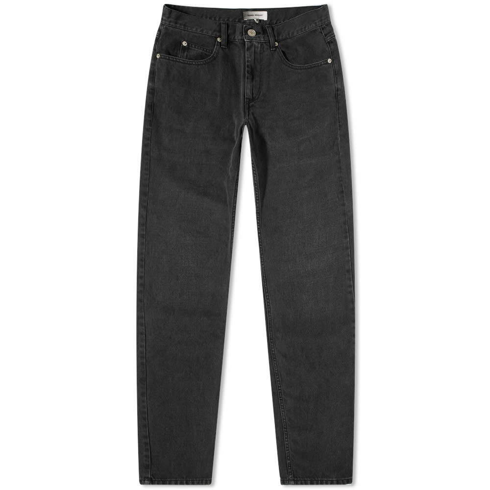 Isabel Marant Men's Jack Denim Jean in Faded Black Isabel Marant