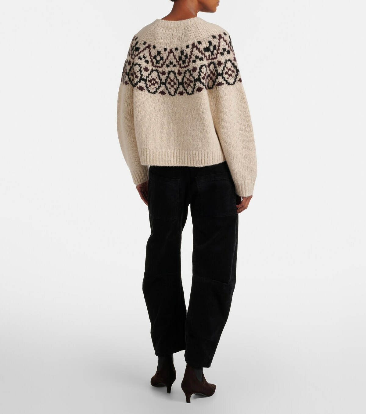 Nili Lotan Shon cotton-blend barrel-leg pants Nili Lotan