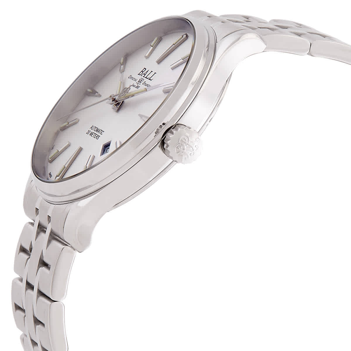 Ball Trainmaster Legend Automatic Silver Dial Watch NM9080D-S1J-SL Ball