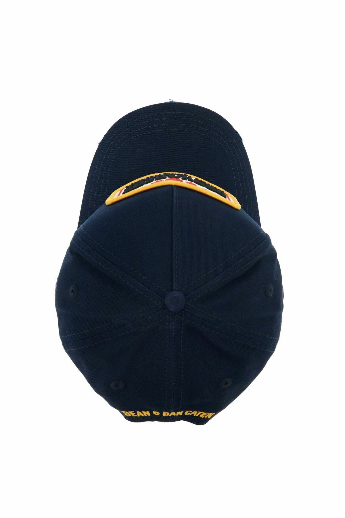 DSQUARED2 baseball cap with logo patch Blue Dsquared2