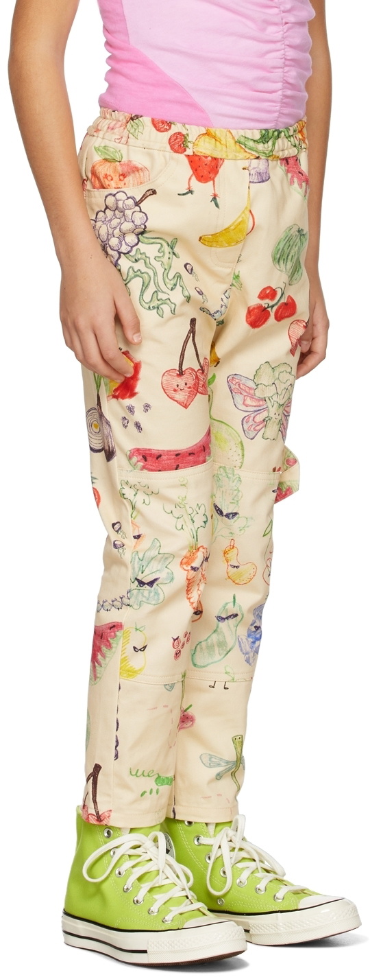 Collina Strada SSENSE Exclusive Kids Beige Chason Trousers Collina Strada