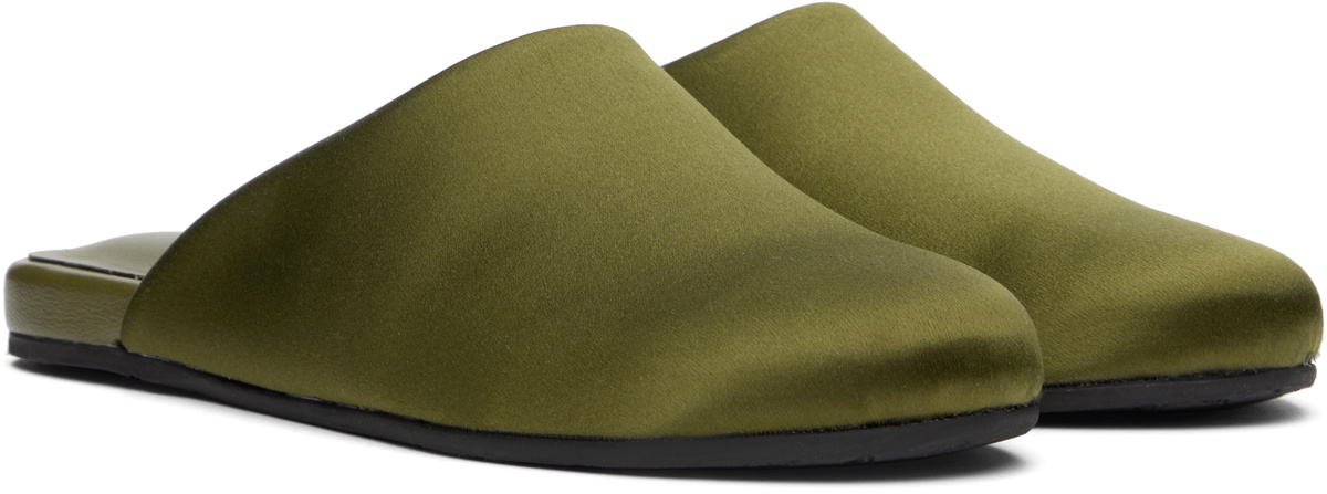 Ancient Greek Sandals Khaki 'The Slipper' Slippers Ancient Greek Sandals