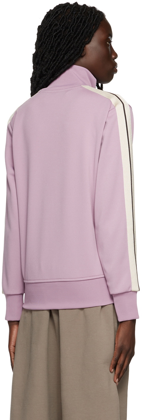 Palm Angels Purple Polyester Jacket Palm Angels