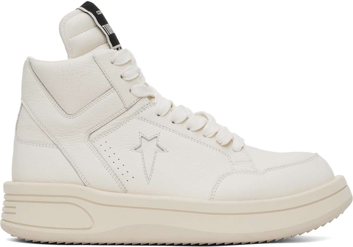 Rick Owens DRKSHDW White Converse Edition TURBOWPN Sneakers Rick Owens ...