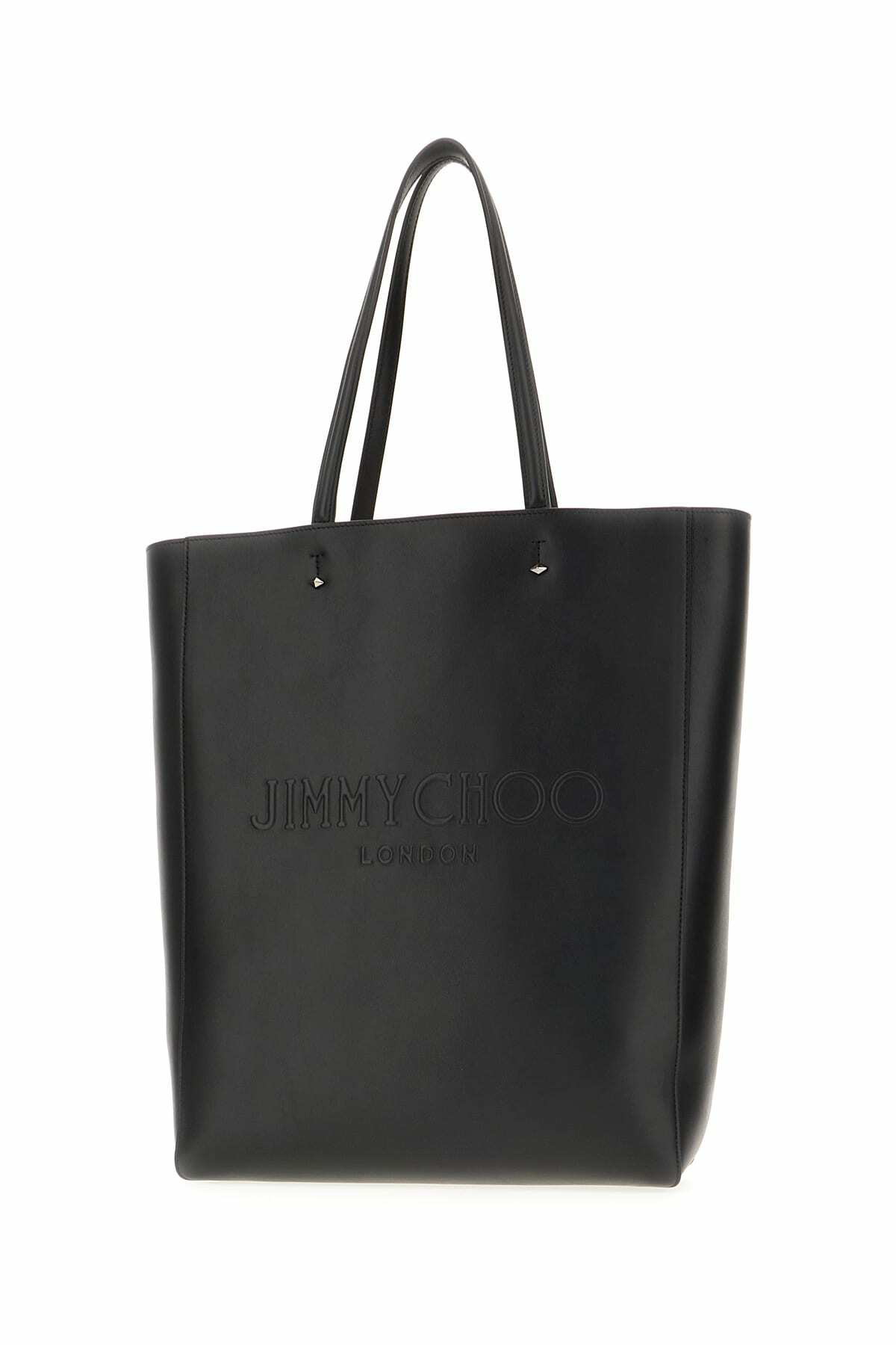 Jimmy Choo Black Leather Lenny Shopping Bag Jimmy Choo