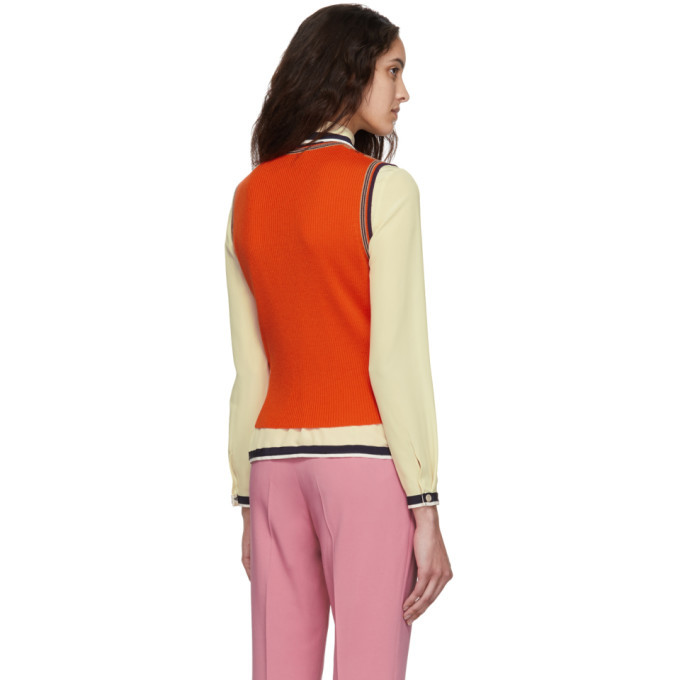 Gucci Red Knit Flying Pig Sweater Gucci