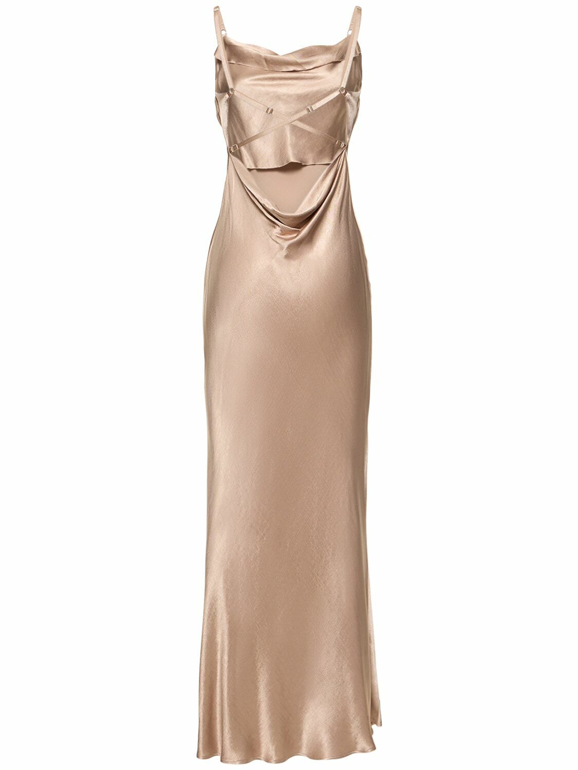 BEC + BRIDGE Malia Square Neck Viscose Maxi Dress BEC + BRIDGE