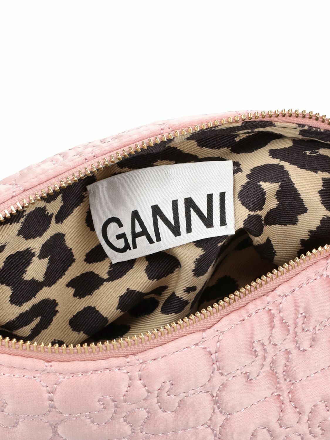 GANNI Small Butterfly Satin Top Handle Bag GANNI