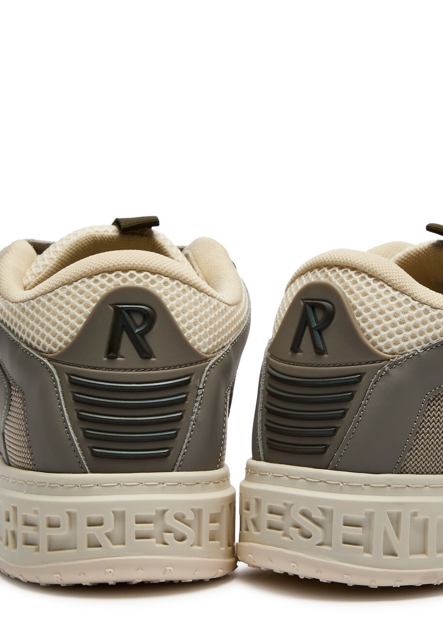 Represent Reptor 2 Panelled Mesh Sneakers Beige Represent