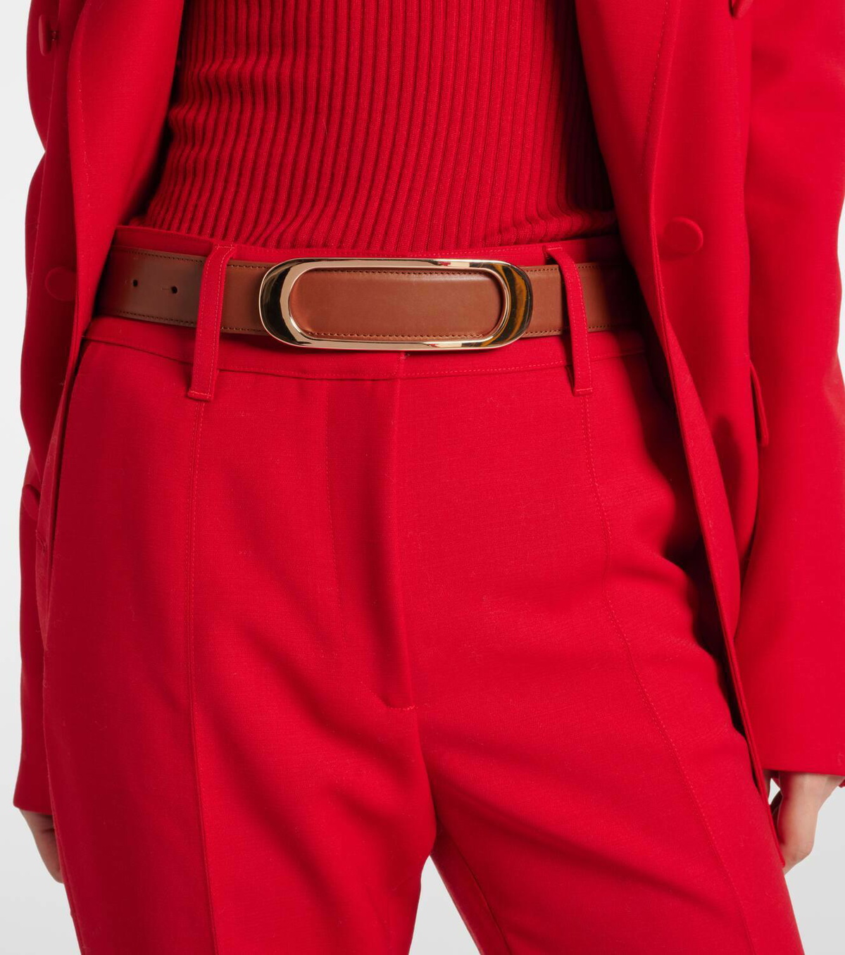 Gabriela Hearst Timon Medium reversible leather belt Gabriela Hearst