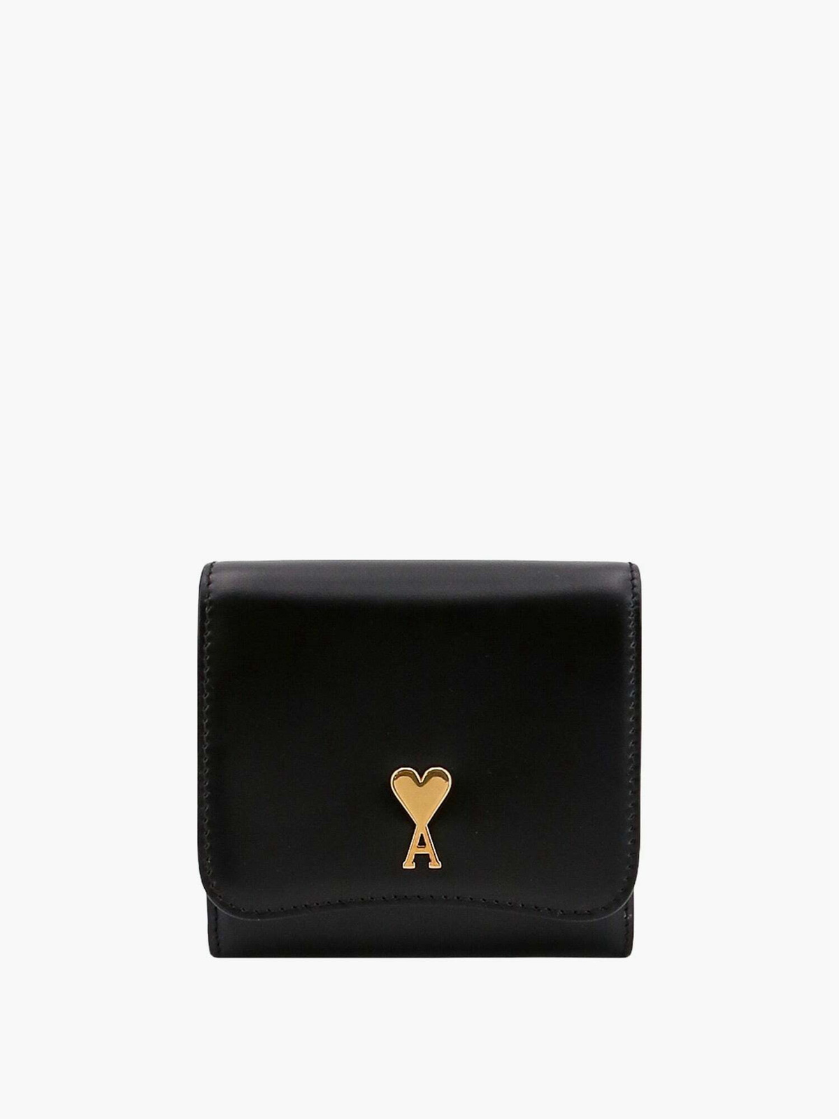 Ami Paris Wallet Black Mens AMI