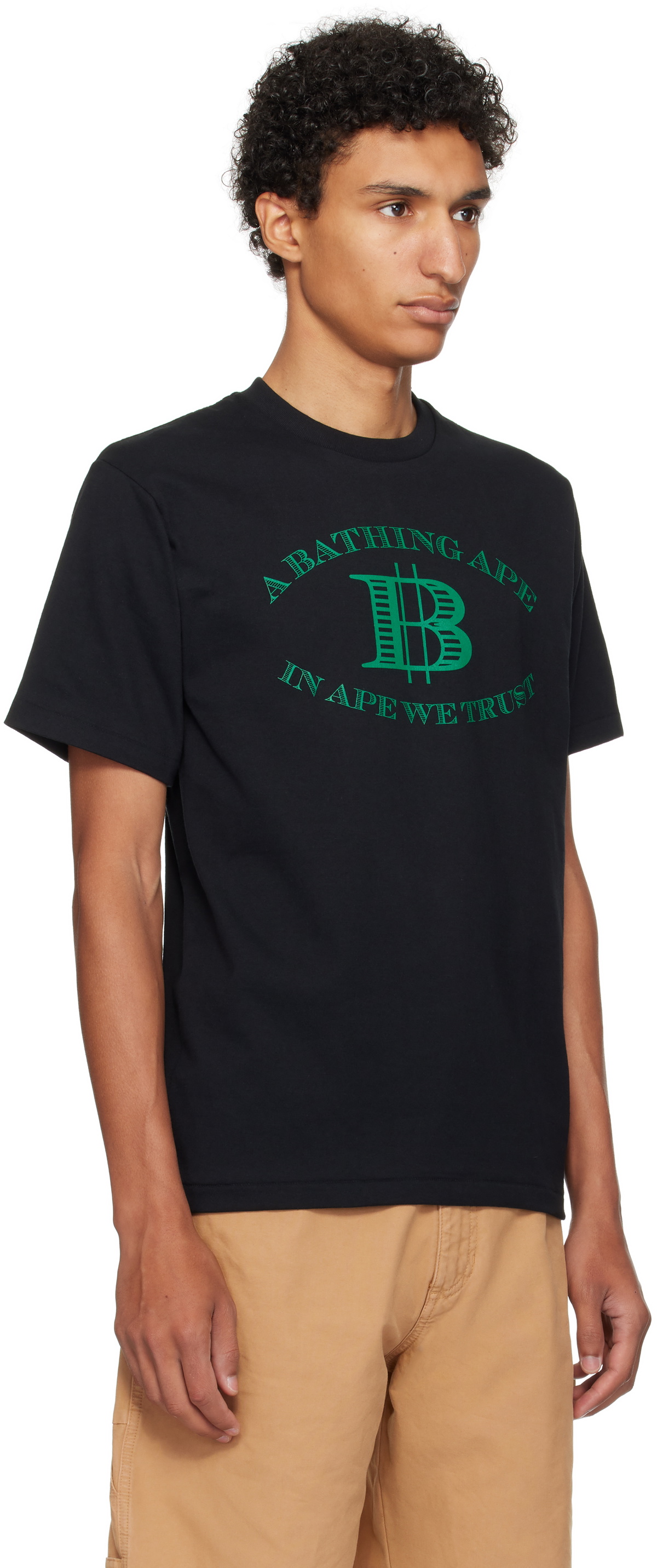 BAPE Black Money 'B' Logo T-shirt A Bathing Ape