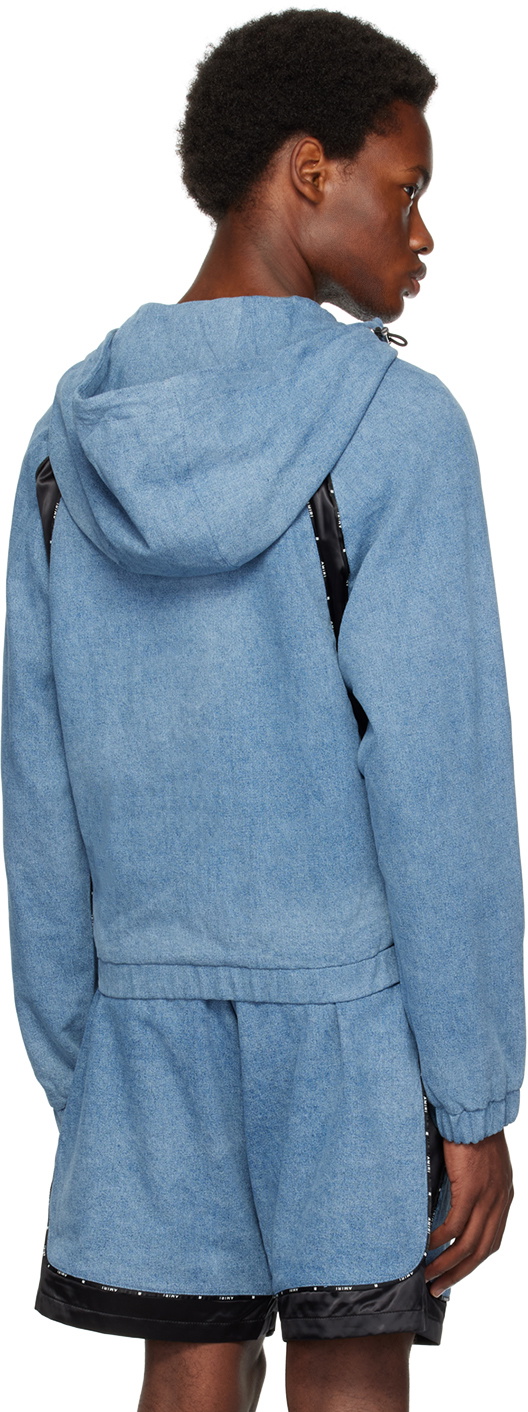 AMIRI Indigo Raglan Denim Track Jacket Amiri