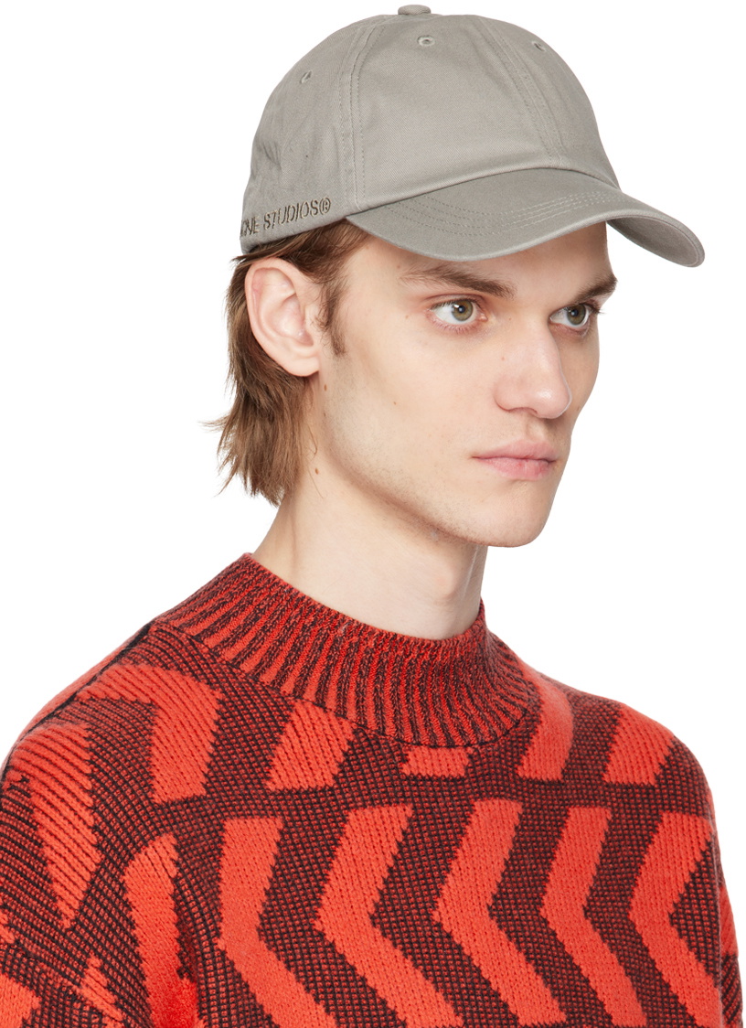 Acne Studios Gray Baseball Cap Acne Studios