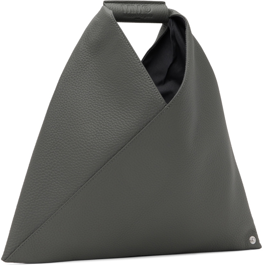 MM6 Maison Margiela Gray Triangle Tote MM6 Maison Margiela