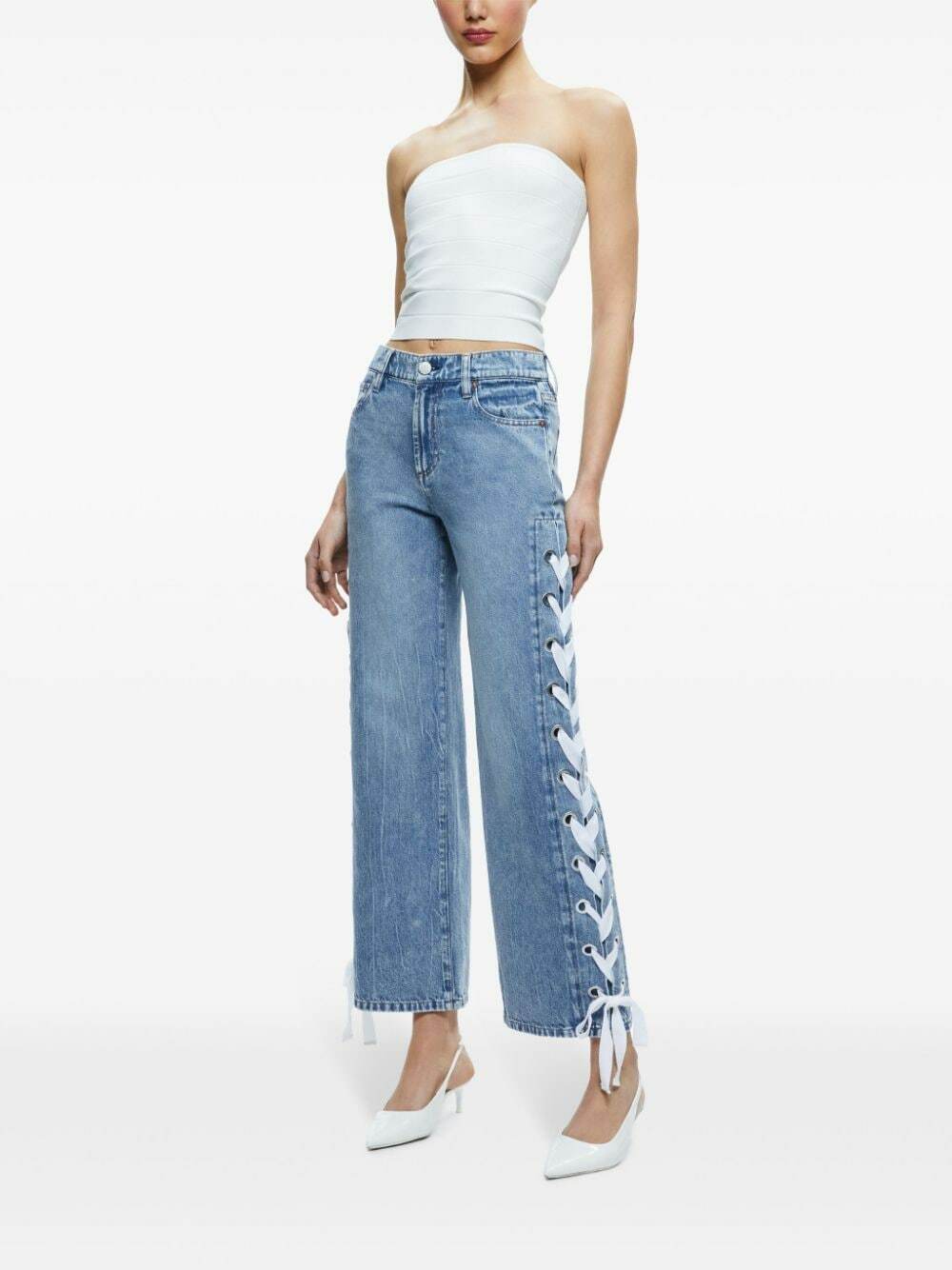 ALICE+OLIVIA - Reita Denim Jeans Alice + Olivia