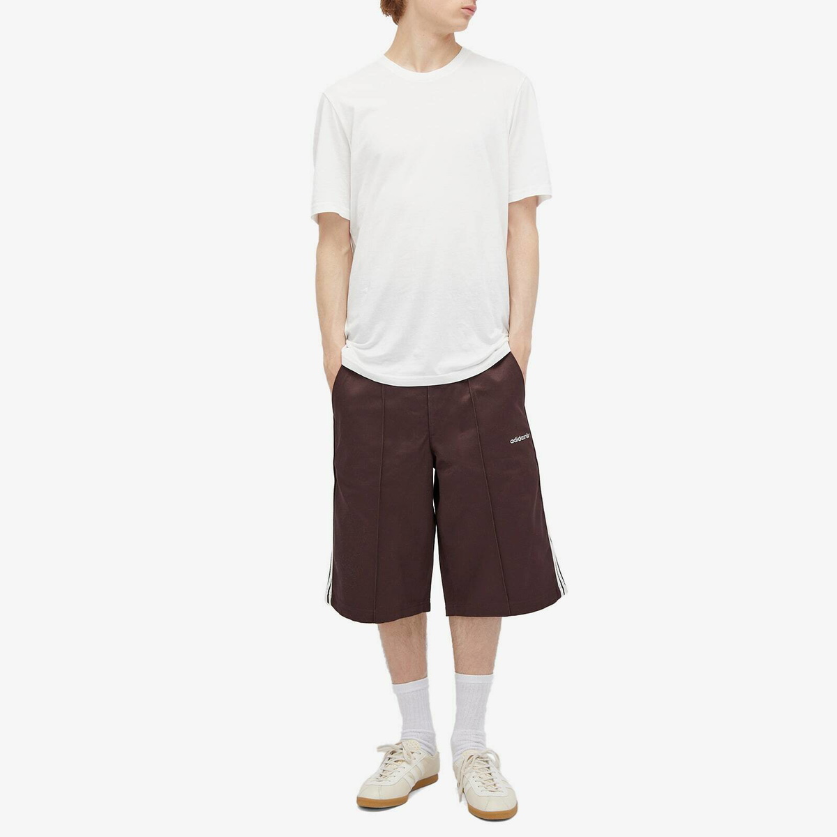 Adidas 80s 11In Bermuda Short in Shadow Brown adidas