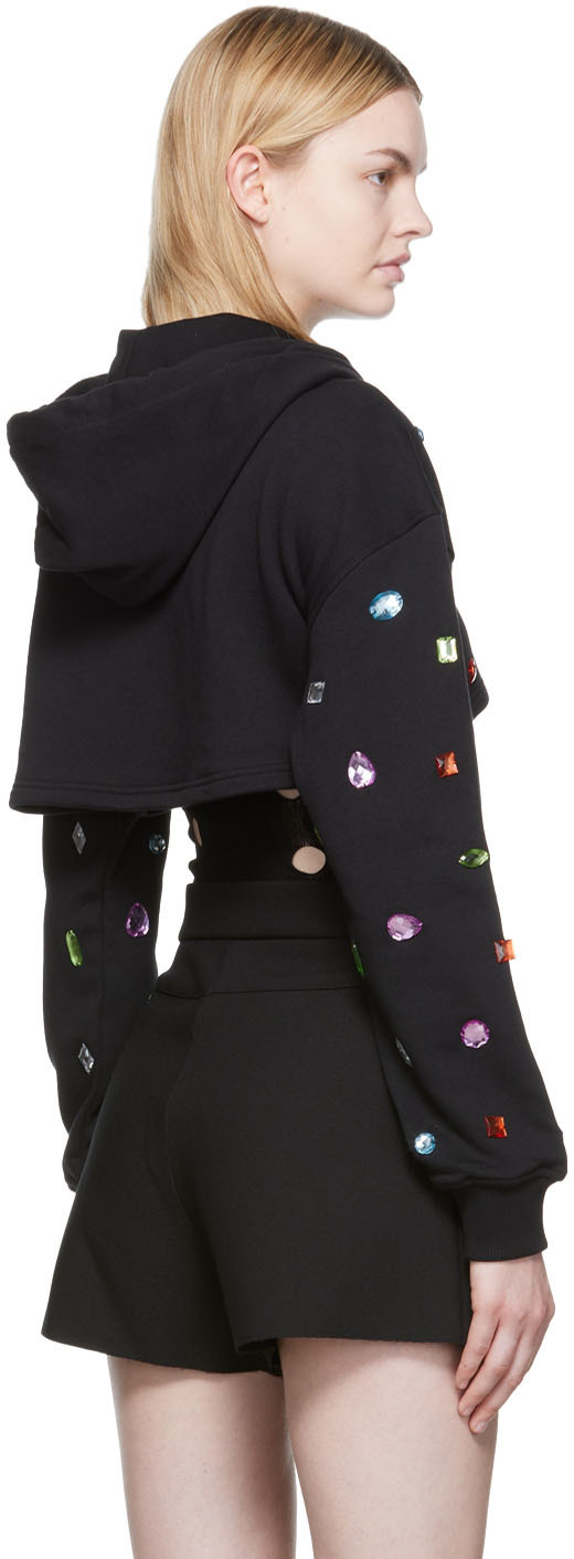 MSGM Black Polyester Skort MSGM