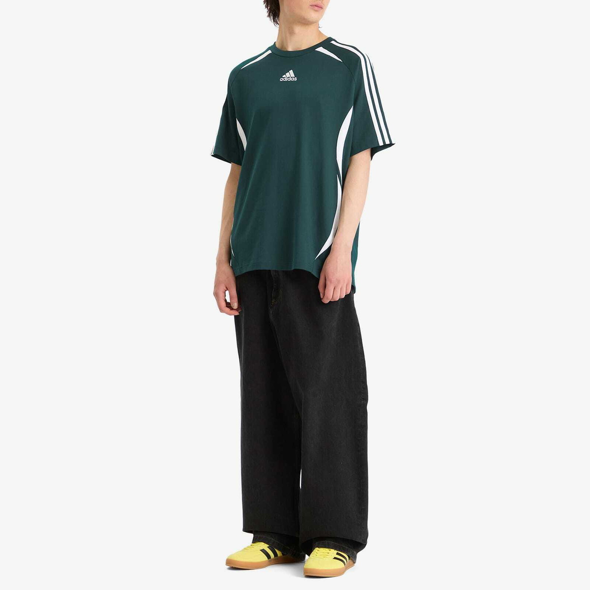 Adidas Men's Teamgeist T-Shirt in Aurora Ivy adidas
