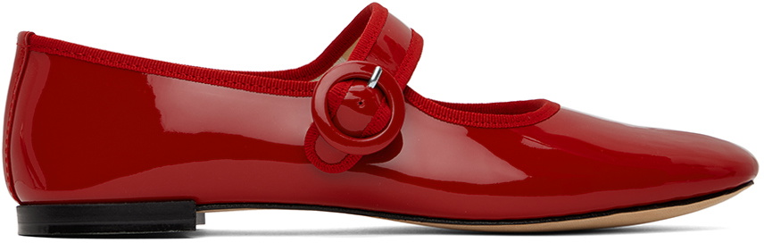 Repetto Red Georgia Ballerina Flats Repetto
