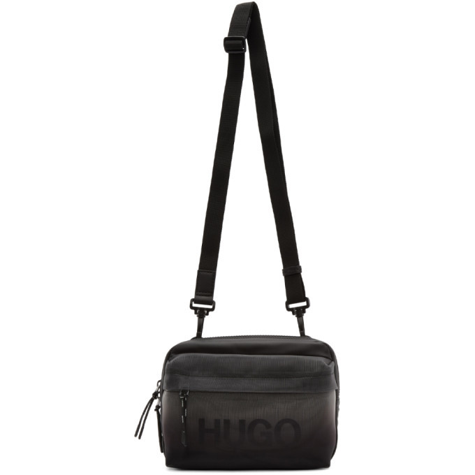 Hugo Black Gradient Zip Pouch Hugo Boss
