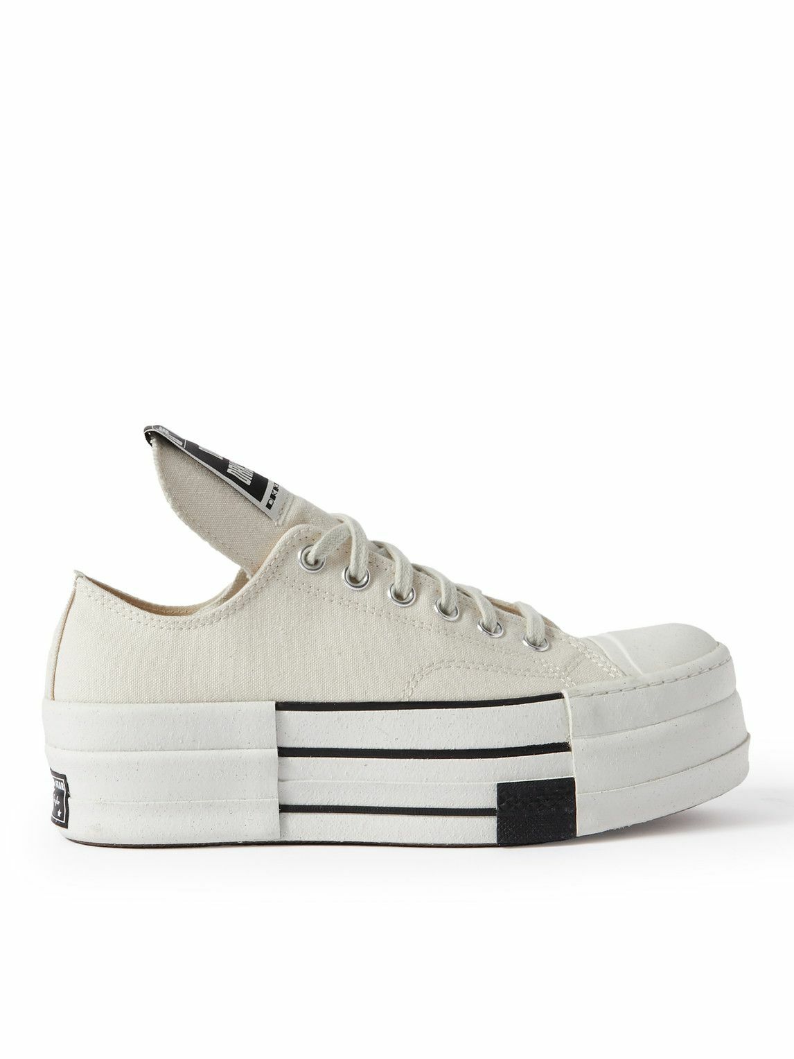 Rick Owens - Converse DRKSHDW DBL DRKSTAR Chuck 70 Canvas Sneakers ...