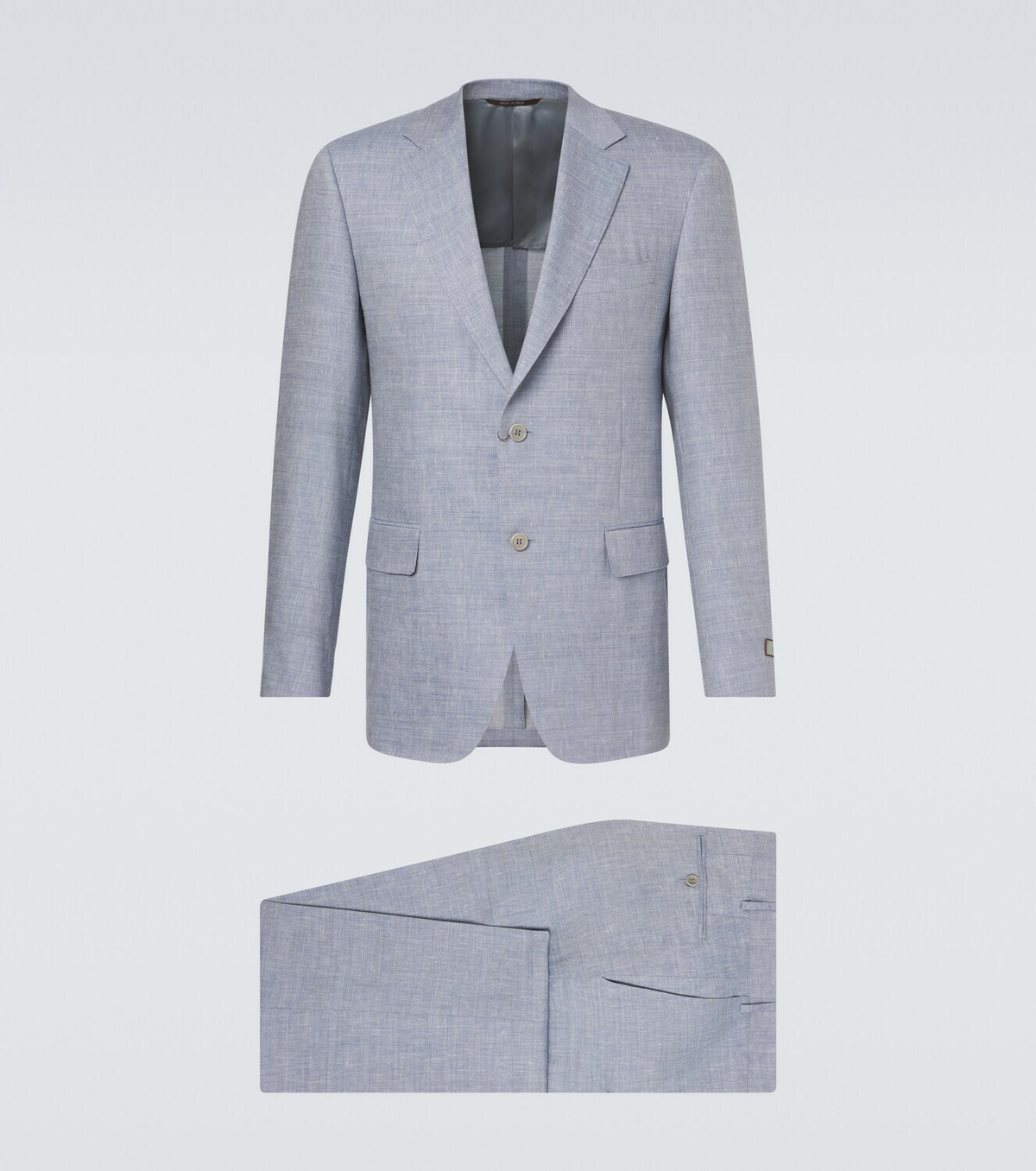 Canali Linen and wool suit Canali
