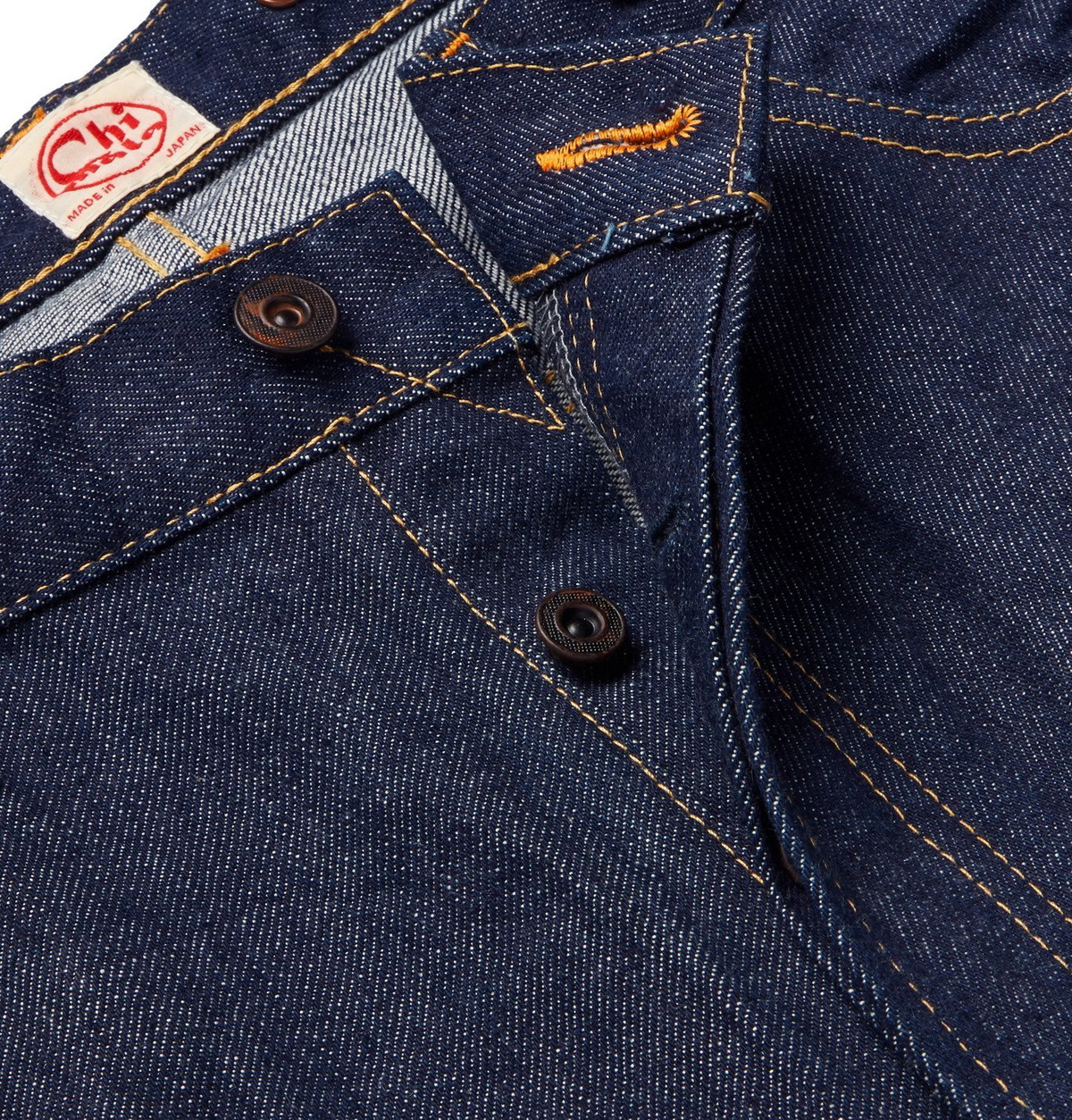 Chimala - Wide-Leg Selvedge Denim Jeans - Blue Chimala