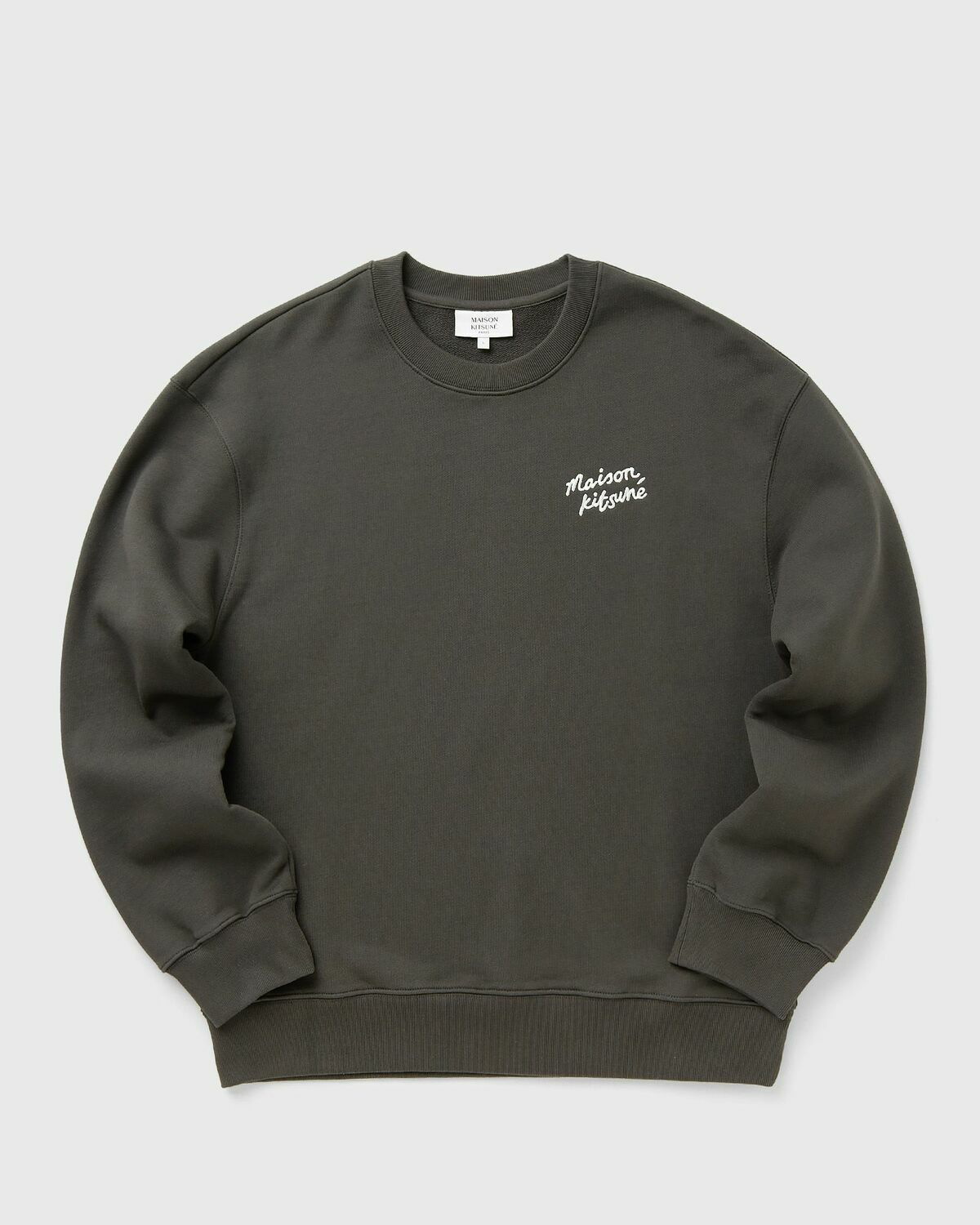 Maison Kitsune HANDWRITING COMFORT SWEATSHIRT Grey Men Maison Kitsune