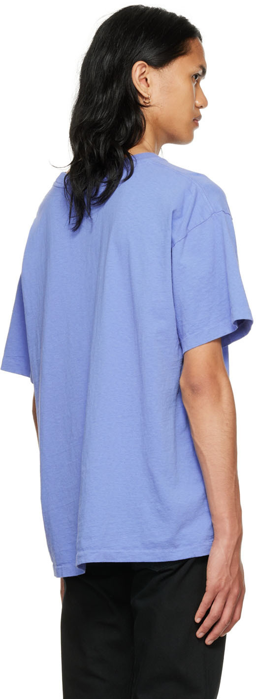 John Elliott Blue University T-Shirt John Elliott