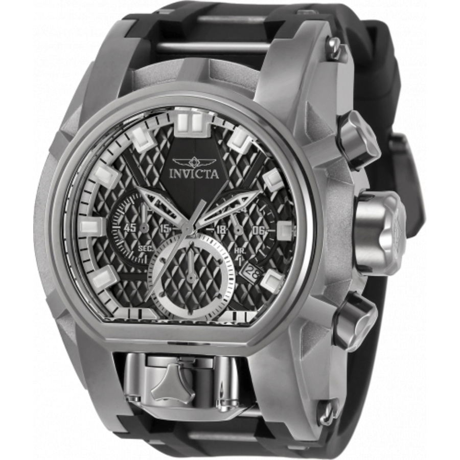 Invicta Bolt Bolt Zeus Magnum Chronograph Quartz Black Dial Mens Watch ...