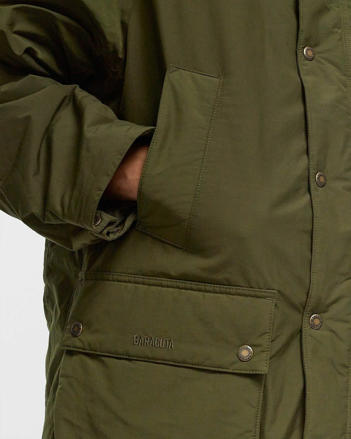 Barbour X Baracuta Cas Beda Green Windbreaker Barbour