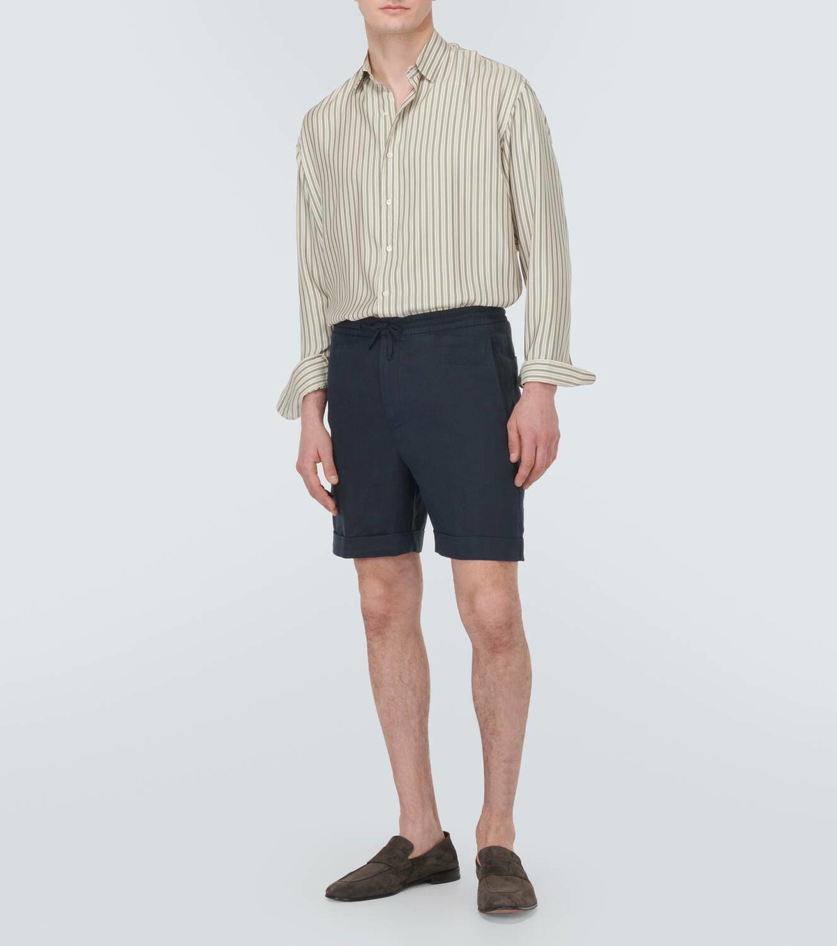 Canali Linen Bermuda shorts Canali