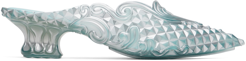 Y/Project Silver Melissa Edition Melissa Point Mules Y/Project