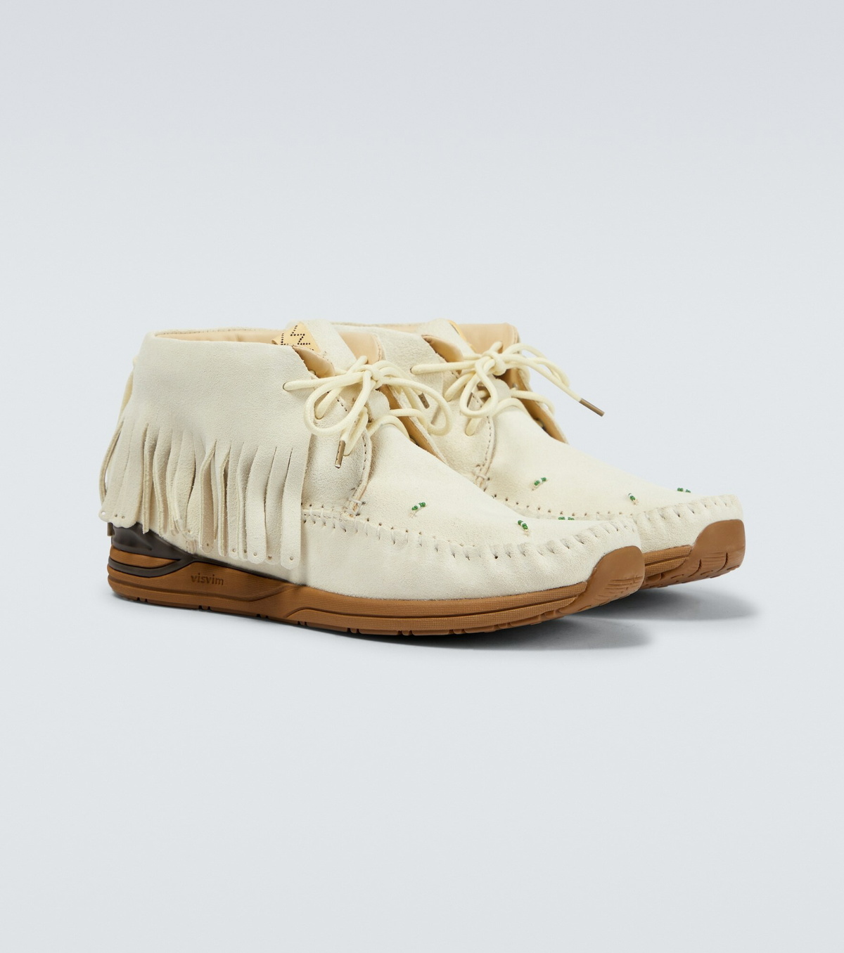 Visvim - FBT fringed suede moccasins Visvim