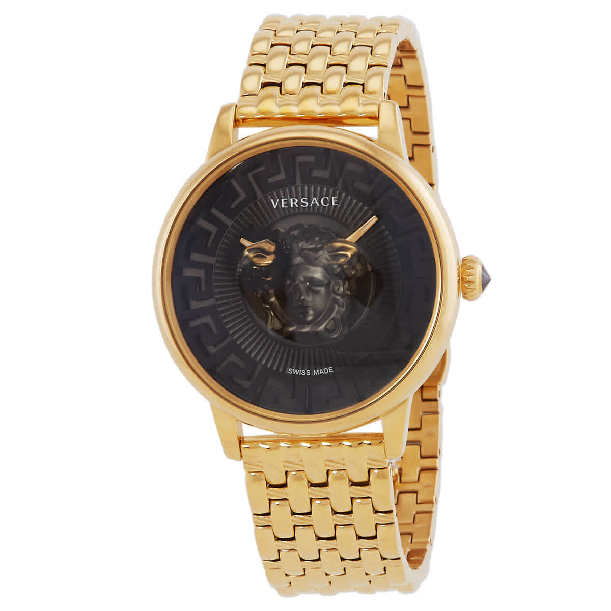 Versace Medusa Quartz Black Dial Ladies Watch VE6F00523 Versace