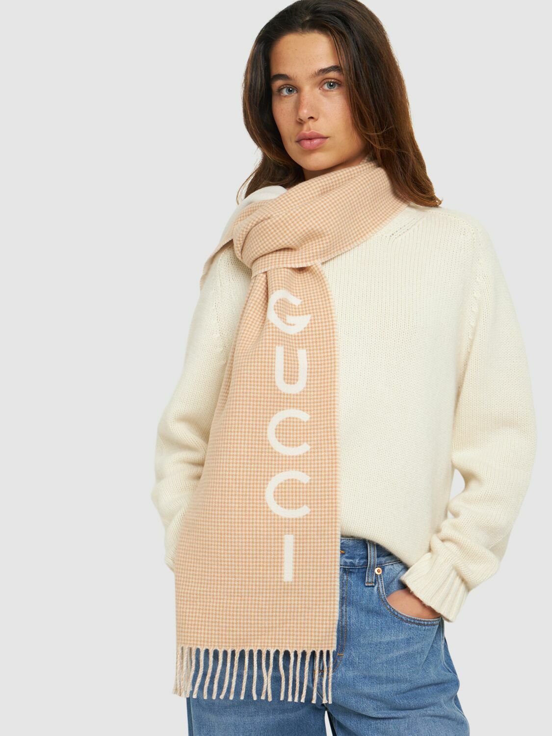GUCCI - Wool & Cashmere Scarf Gucci