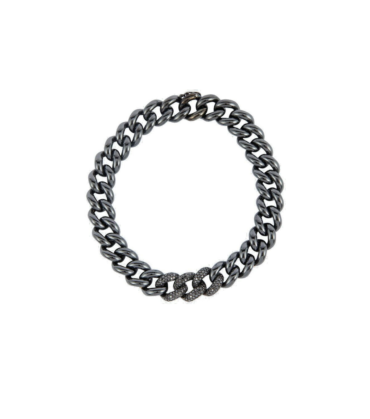 Shay Jewelry 18kt gold chainlink bracelet with diamonds Shay Jewelry